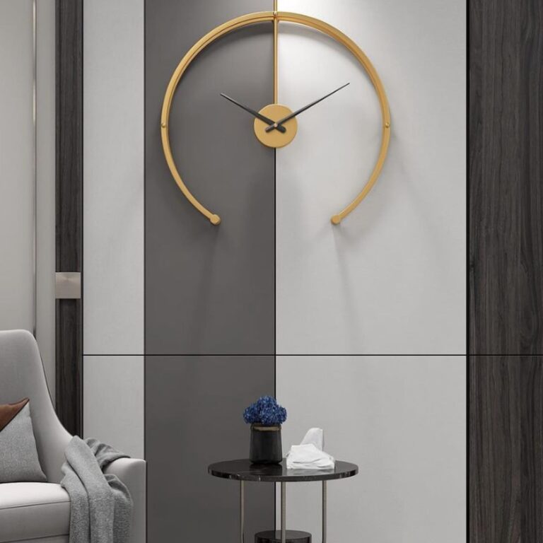27 Wall Clock Styles to Add Elegance to Your Living Room - Decor Rio