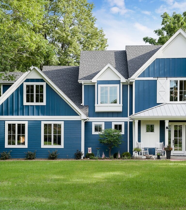 25 Stunning Blue House Exterior Ideas for Modern and Timeless Styles ...