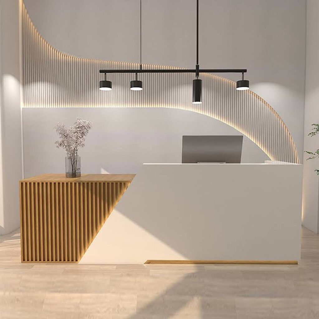 36 Front Desk Designs to Innovate Your Welcome Space - Decor Rio
