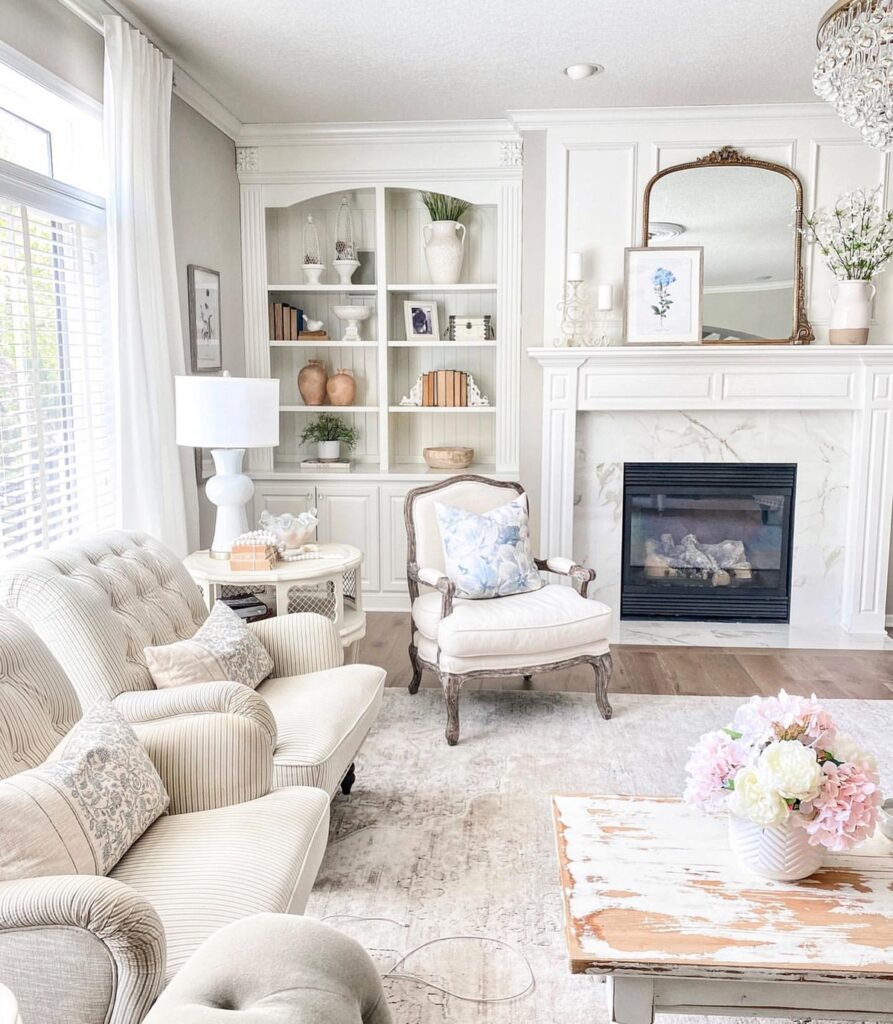 30 French Country Living Room Ideas for Elegant and Cozy Decor - Decor Rio