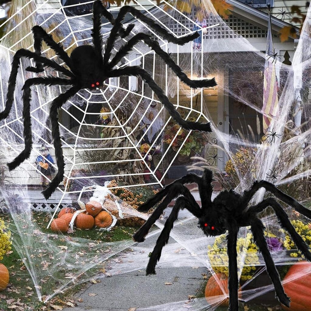 30 Creepy and Creative Halloween Spider Decor Ideas for Home and Office ...