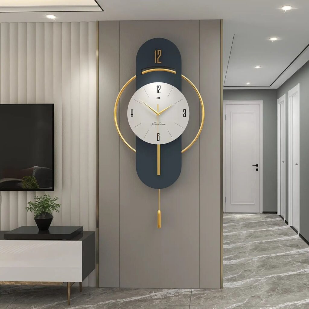 27 Wall Clock Styles to Add Elegance to Your Living Room - Decor Rio
