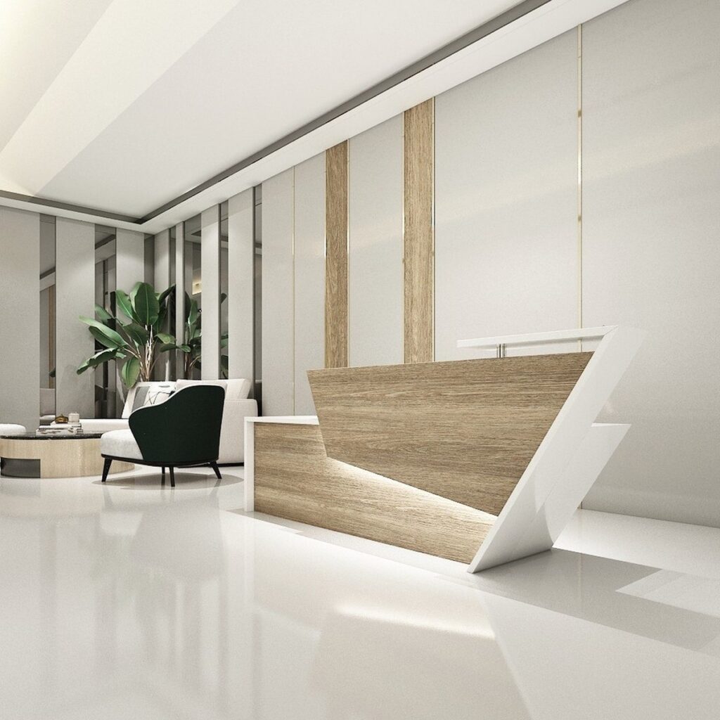 36 Front Desk Designs to Innovate Your Welcome Space - Decor Rio