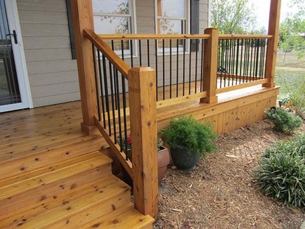 31 Porch Railing Ideas to Refresh Your Home’s Exterior - Decor Rio