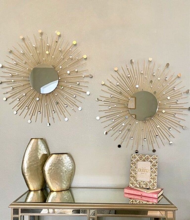 28 Chic Ways to Style Your Home with Gold Mirrors - Decor Rio