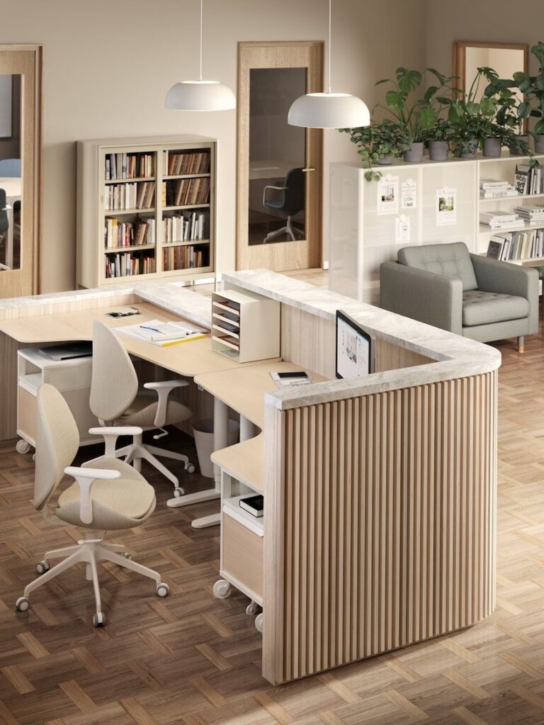 36 Front Desk Designs to Innovate Your Welcome Space - Decor Rio