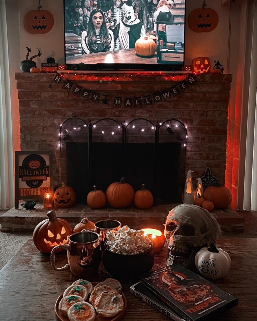 32 Spooky Halloween Living Room Decor Ideas for a Cozy Home - Decor Rio