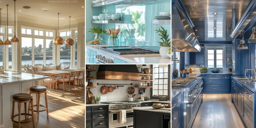 29 Classic Coastal Preppy Kitchen Ideas for a Timeless Beachy Feel ...