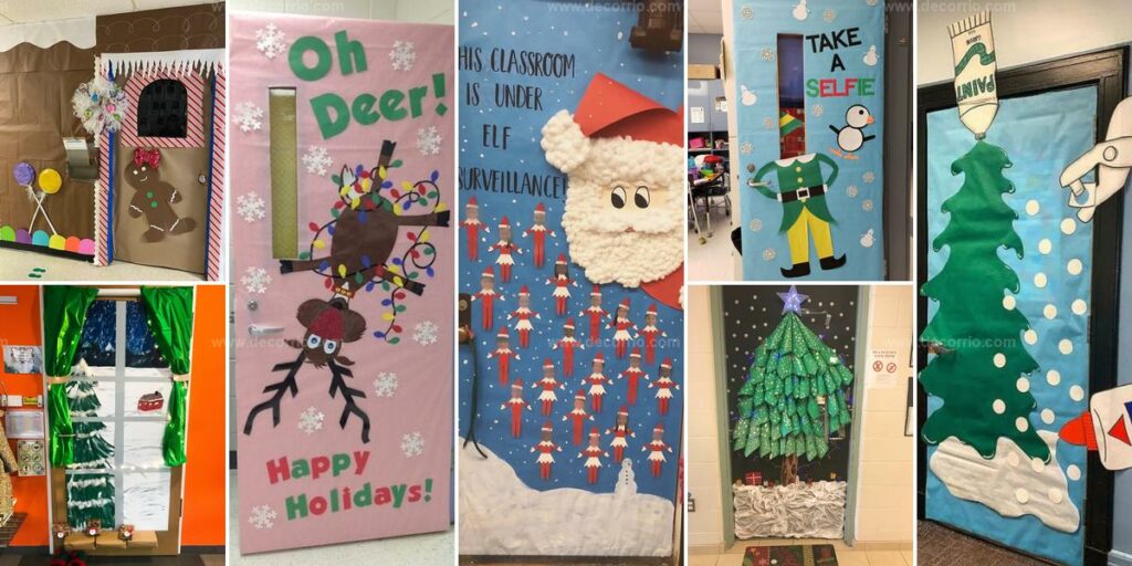 31 Festive Christmas Classroom Door Ideas for Holiday Cheer - Decor Rio